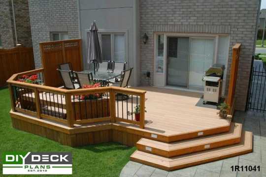 Deck Plan #1R11041 | DIY Deck Plans